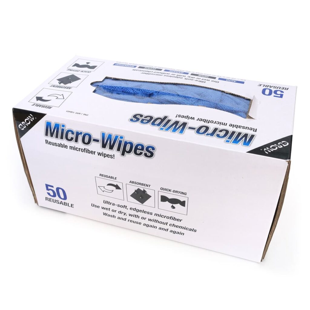 ユーロ マイクロワイプス 50枚 （使い捨て感覚で気軽に使えるマイクロファイバータオル） | コストコ通 コストコおすすめ商品の紹介ブログ